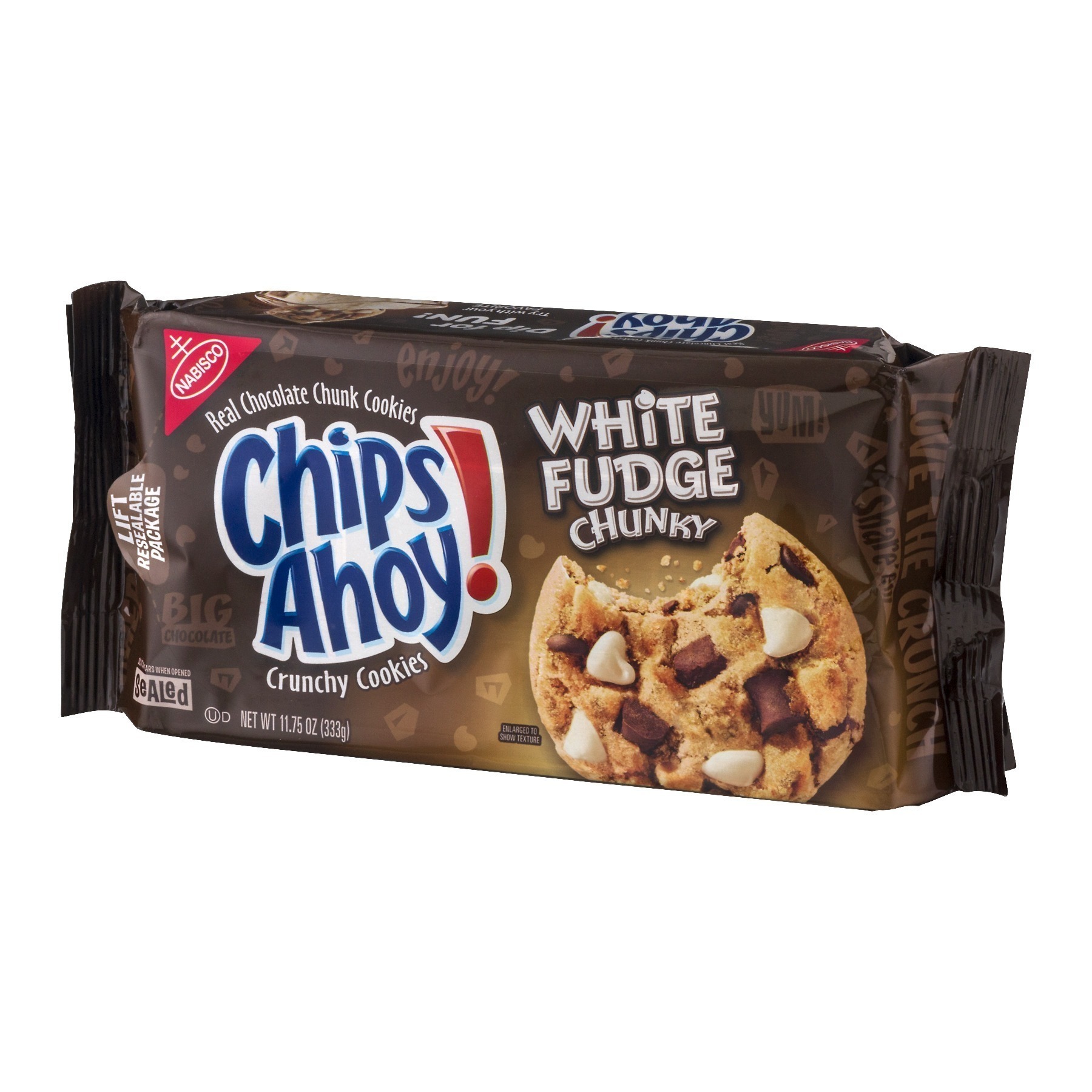 Nabisco Chips Ahoy! White Fudge Chocolate Chunk Cookies, 11.75 Oz. – Tu ...